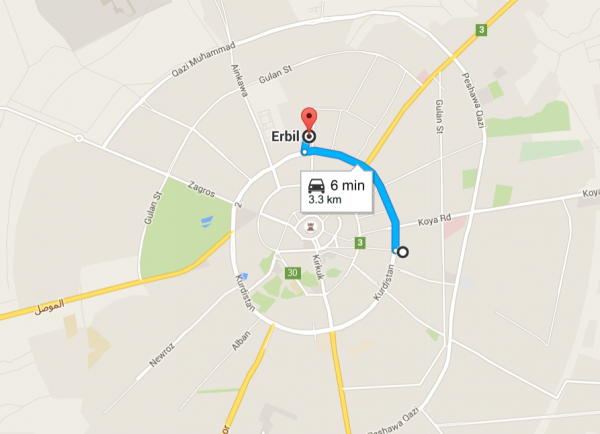 GPS Tracking in Erbil City and Erbil Governorate