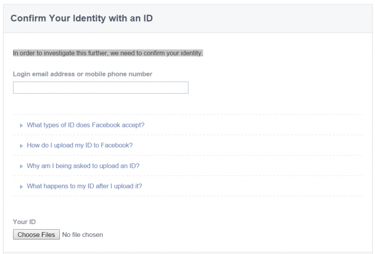 Facebook Contact Forms